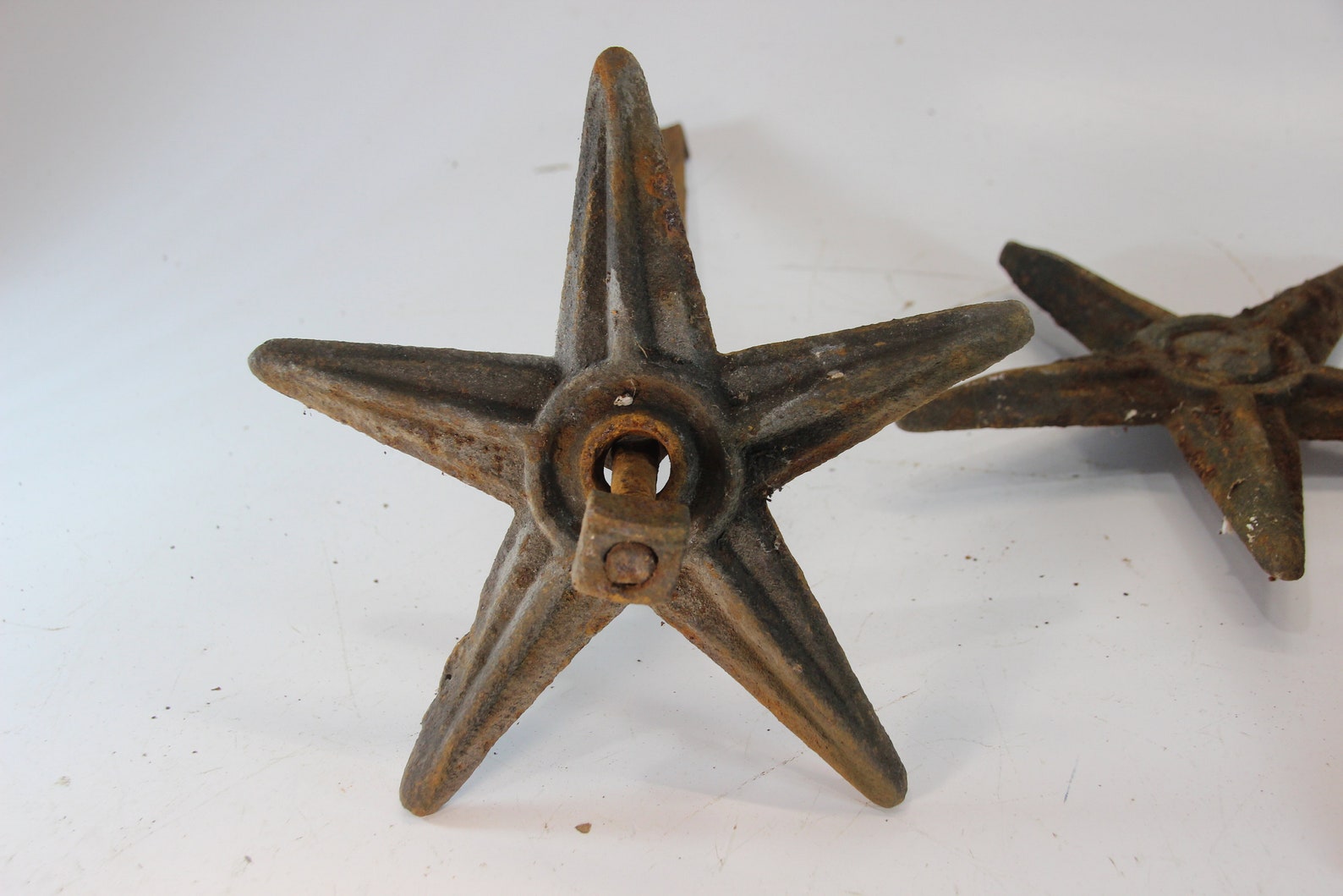 Set of 8 Star Bolts Architectural Salvaged Iron Stars | Etsy