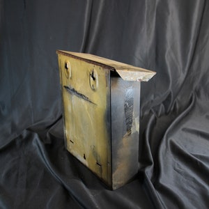 MCM, 1950's, Wall Mounting, Postal Box, Vintage Metal Mail Box, Storage ...