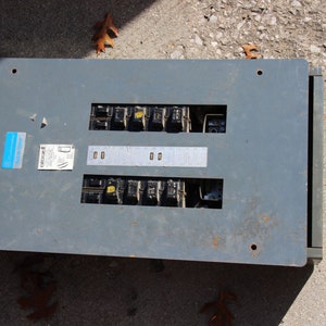 Vintage Pushmatic, Breaker Panel, Electrical Breaker, Set Design ...