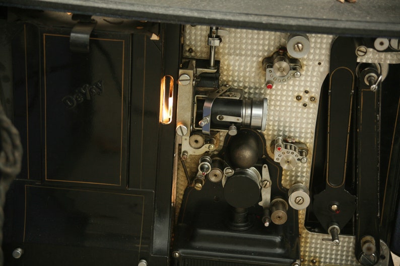 Working Vintage Devry Motion Picture Portable Projector With Amplifier ...