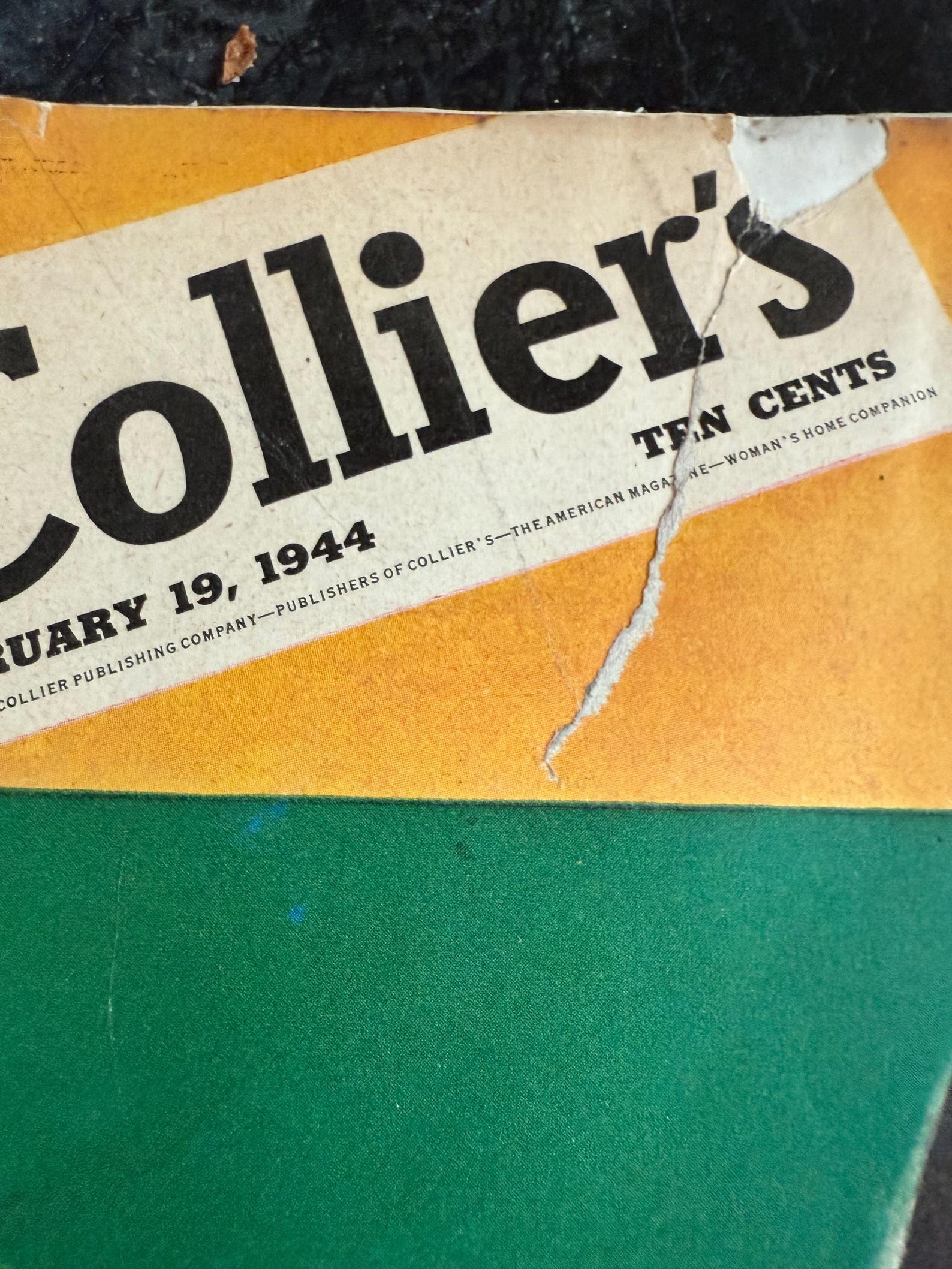 Colliers Magazine, February 1944, Magazine, WW2, Coffee Table Vintage ...