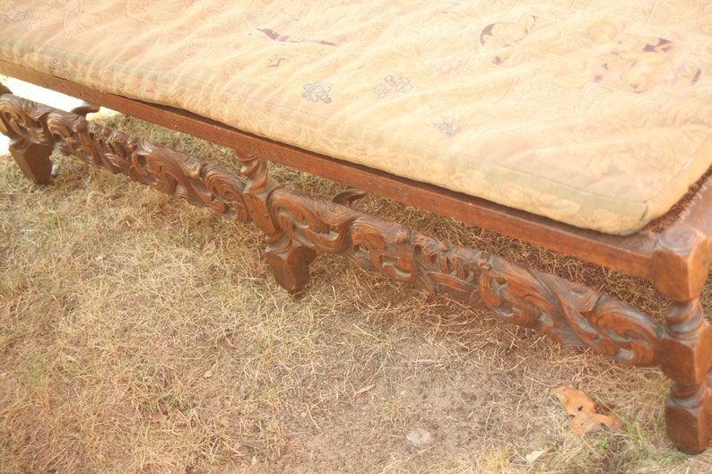 English Mid-19th Century Charles II Walnut Daybed Circa - Etsy
