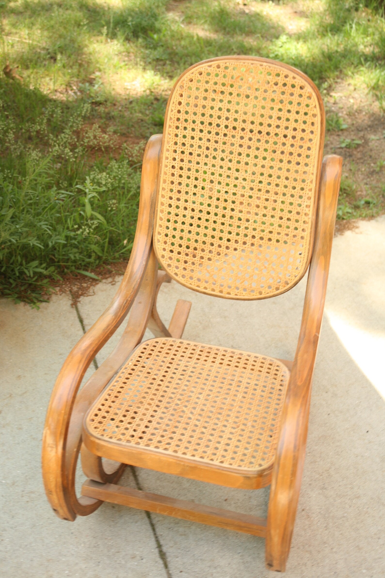 Vintage Children's Rocking Chair Nursery Chair Wooden | Etsy