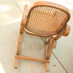 Vintage Children's Rocking Chair, Nursery Chair, Wooden Rocking Chair ...