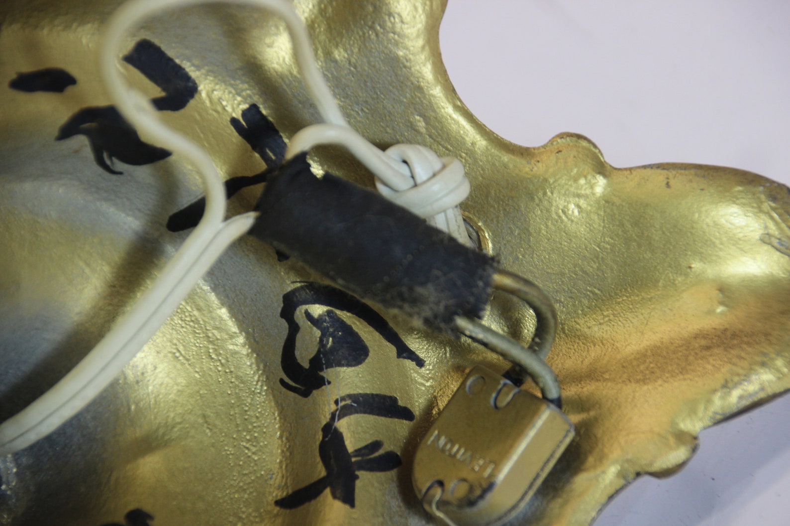 Vintage Art Nouveau Lamp Cherup Angels Lamp Gold and | Etsy