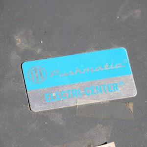 Vintage Pushmatic, Breaker Panel, Electrical Breaker, Set Design ...