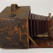 Antique, Unicum Camera, Leather, Wood, Folding Camera, Decorative ...