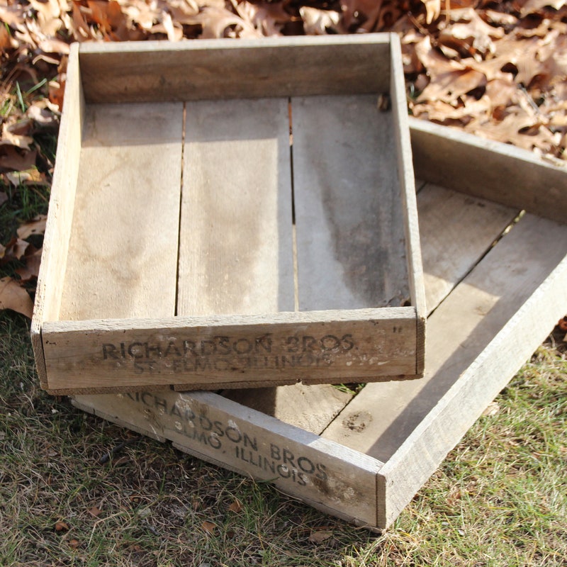 Old Shipping Crate - Etsy