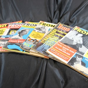 Set of 6, Front Page, True Police Cases, Magazines, 1960, Crime ...