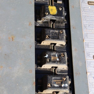 Vintage Pushmatic, Breaker Panel, Electrical Breaker, Set Design ...