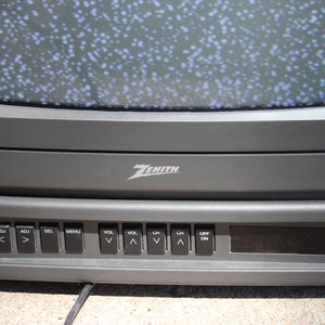 20 Inch, 1997, Set Design, Zenith TV, Television Screen, Working, Retro ...