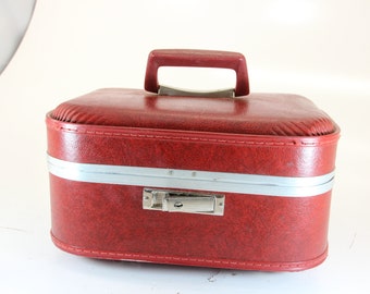 Red Train Case | Etsy