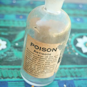 Glass Apothecary Poison Jar, Lab Supplies, Laboratory, Set Design ...