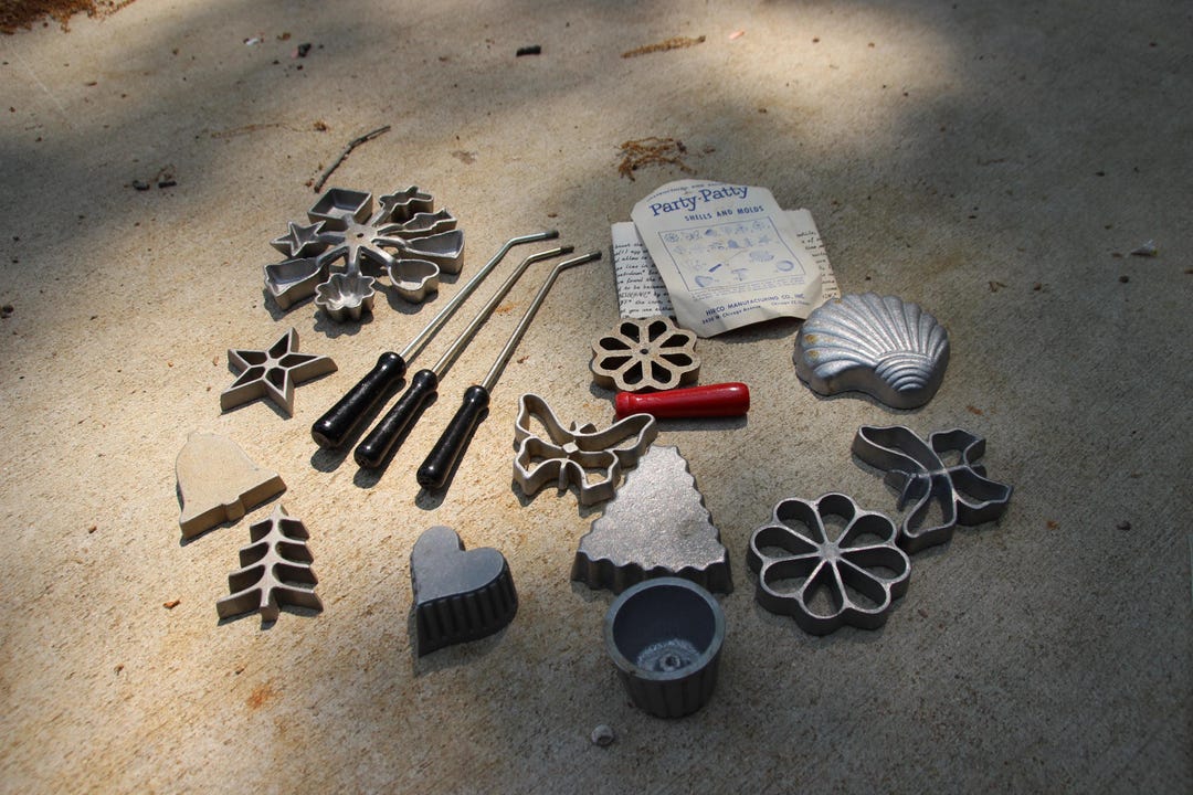 Vintage Hirco Patty-pac Shells & Mold, Deep Fry Molds, 1950's, 1960's ...