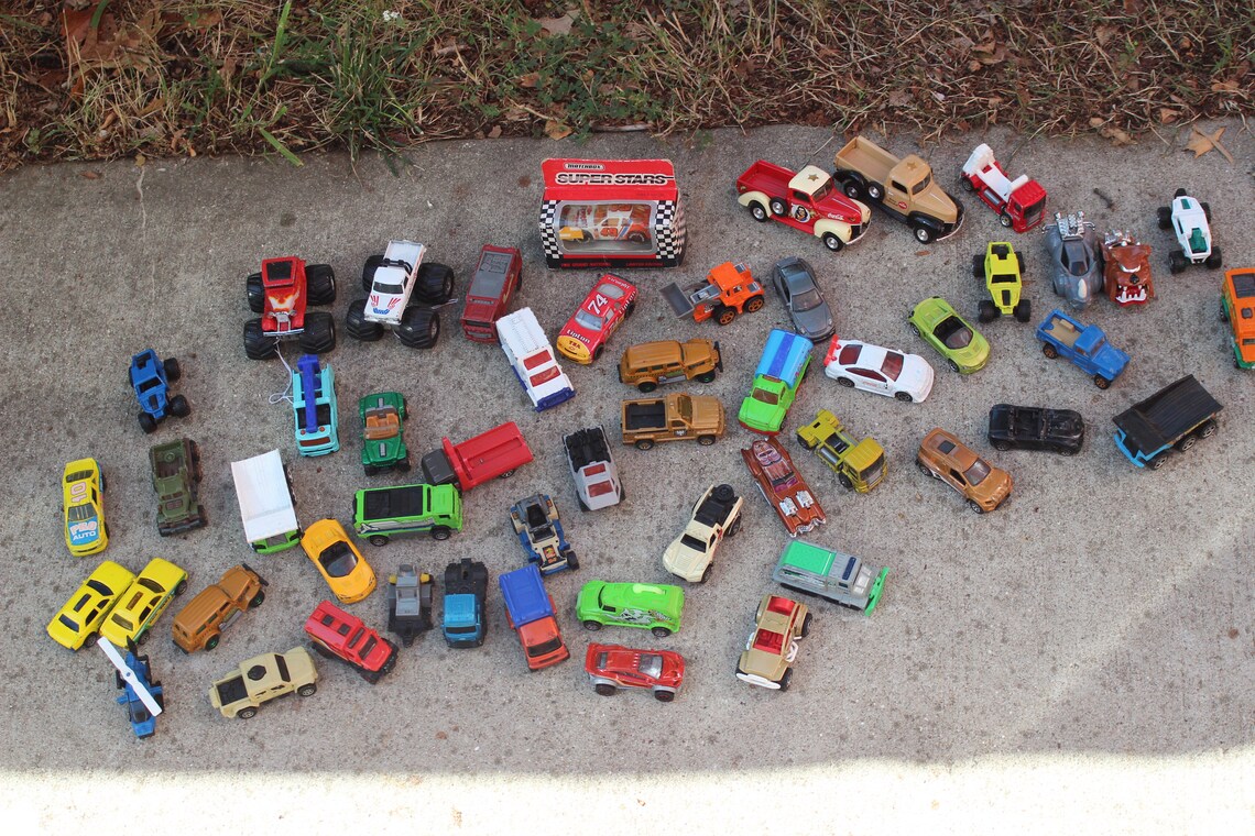 Set of 50 Vintage Matchbox Cars Vintage Toy Cars Monster - Etsy