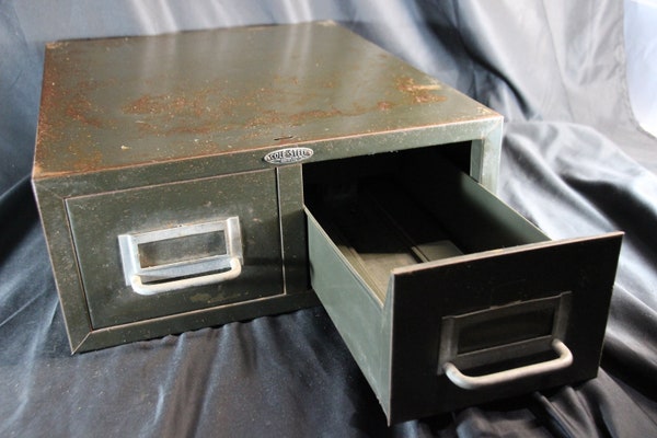 Mid-century Silver Metal File Organizer - Etsy Canada