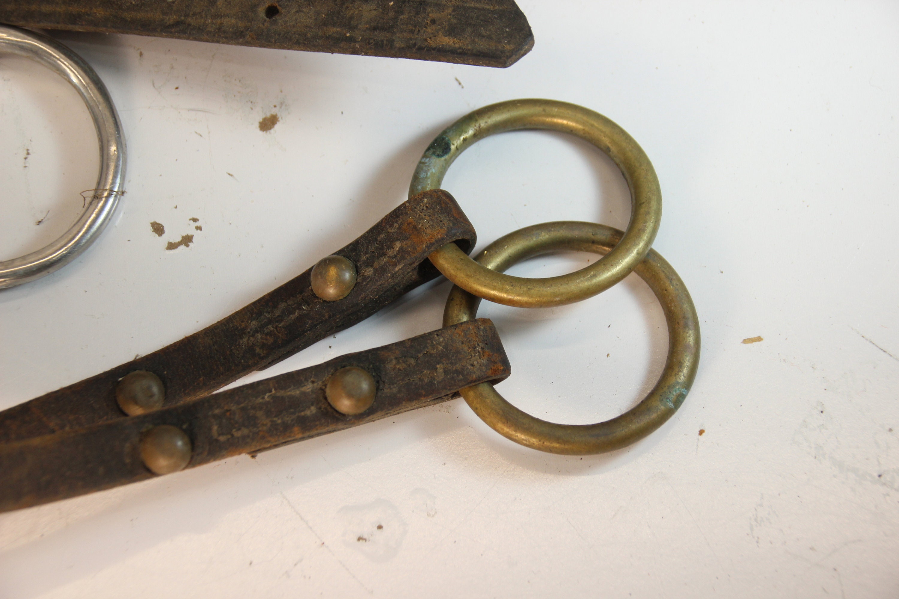 Vintage Set of Bridle Old Horse Bits Tackle Old Horse Bit | Etsy