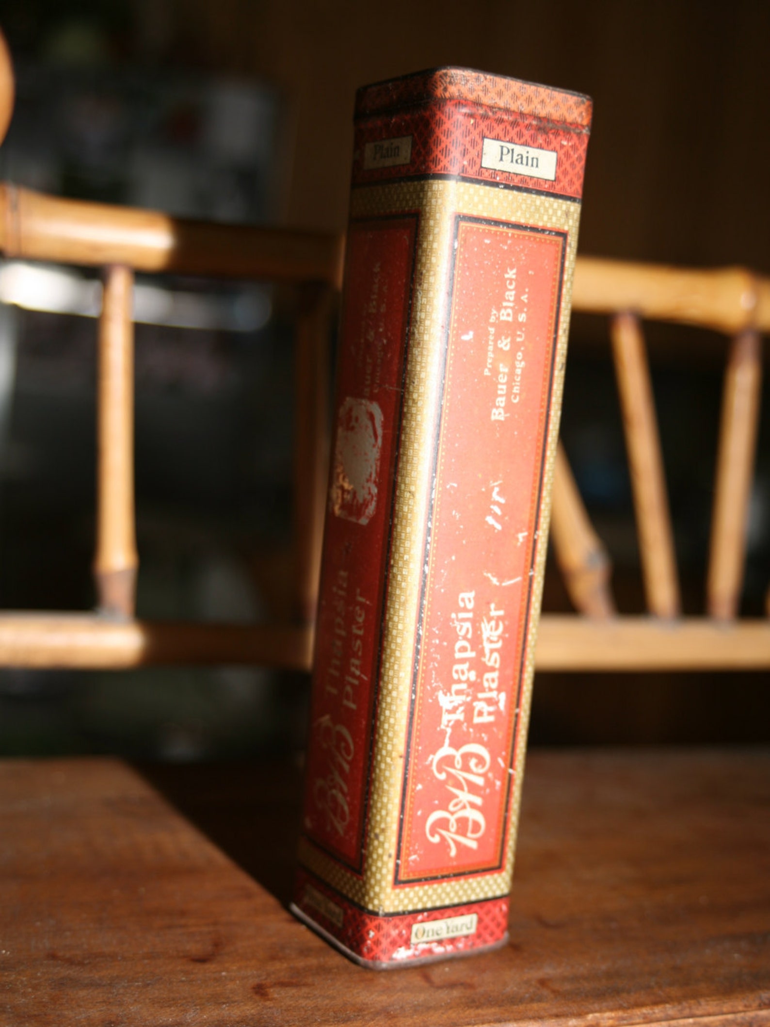 Vintage Medical Tin Vintage Tin Home Decor Old Tin Thapsia - Etsy