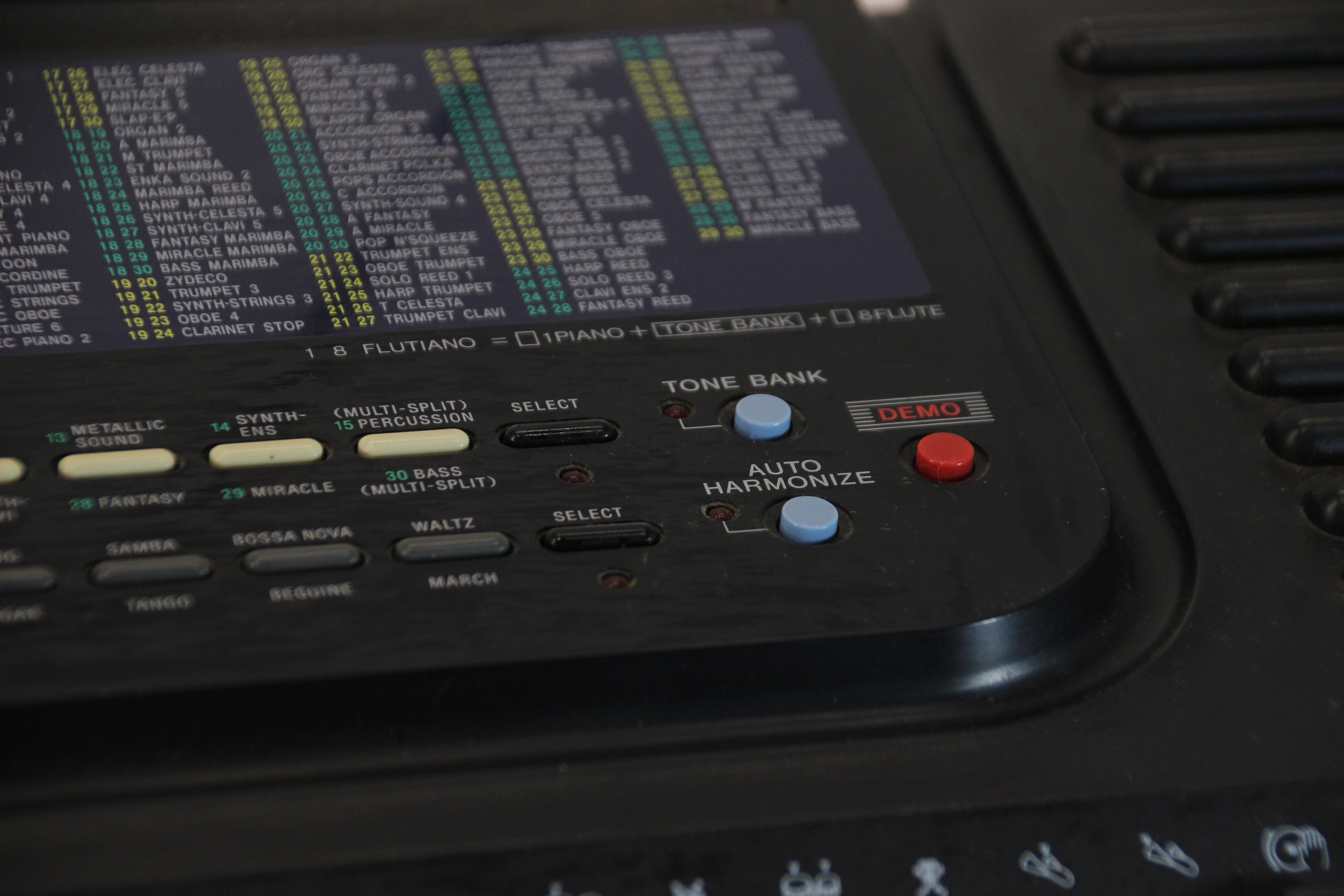 WORKING Vintage Casio Tone Bank Vintage Keyboard 1990 | Etsy