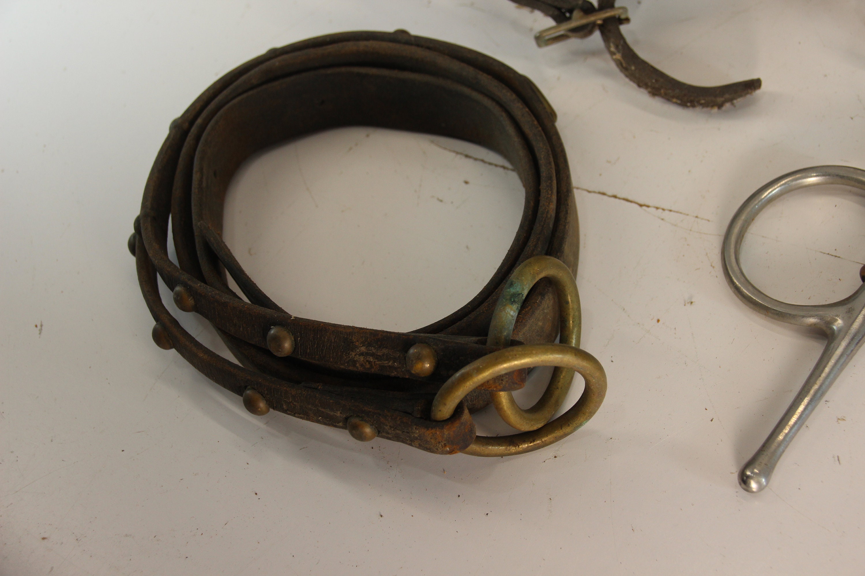 Vintage Set of Bridle, Old Horse Bits, Tackle, Old Horse Bit, Western ...
