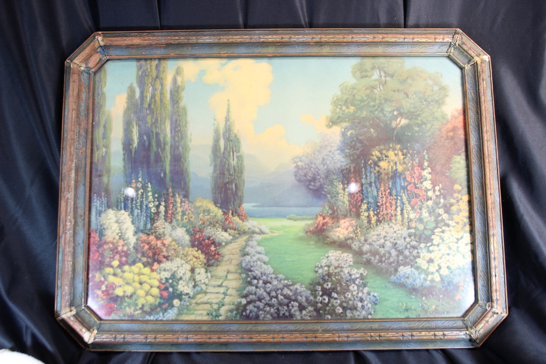 Framed R. Atkinson Fox, Lithograph Print, Wall Art, 1926, Art Deco ...