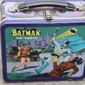 Vintage 1966, Batman and Robin, Collectible Lunch Box, for Him ...