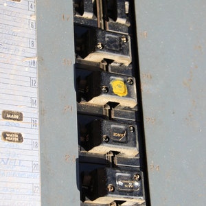 Vintage Pushmatic, Breaker Panel, Electrical Breaker, Set Design ...