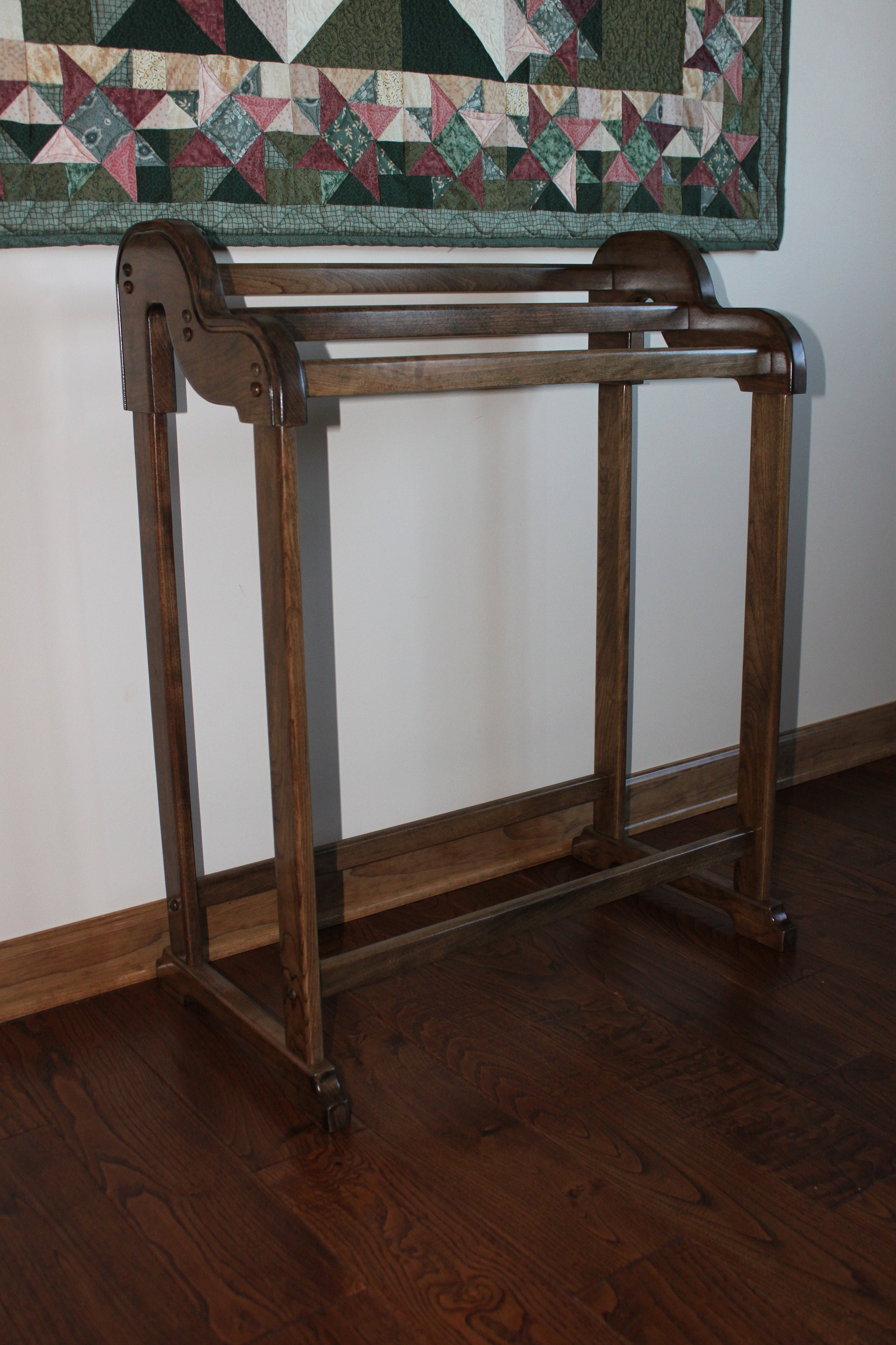 Tiered Cherry Quilt Rack Dark Brown 25 Other Colors | Etsy