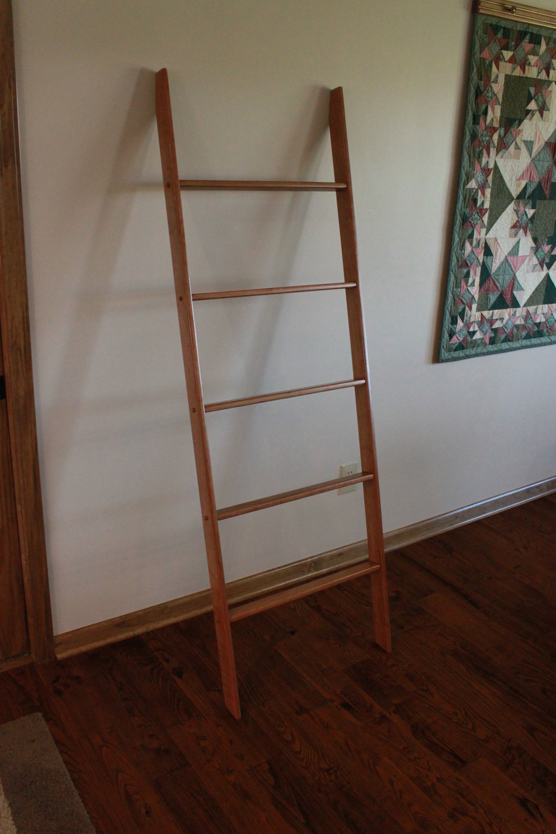 72 Tall Cherry Ladder Quilt Rack Available in 26 - Etsy