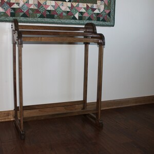 Tiered Cherry Quilt Rack, Dark Brown, 25 Other Colors Available - Etsy