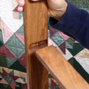 60" Tall Cherry Ladder Quilt Rack, 6 Different Widths Available, 26 ...