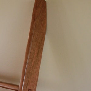 72" Tall Cherry Ladder Quilt Rack, 20", 22", 24" Widths Available, 29 ...