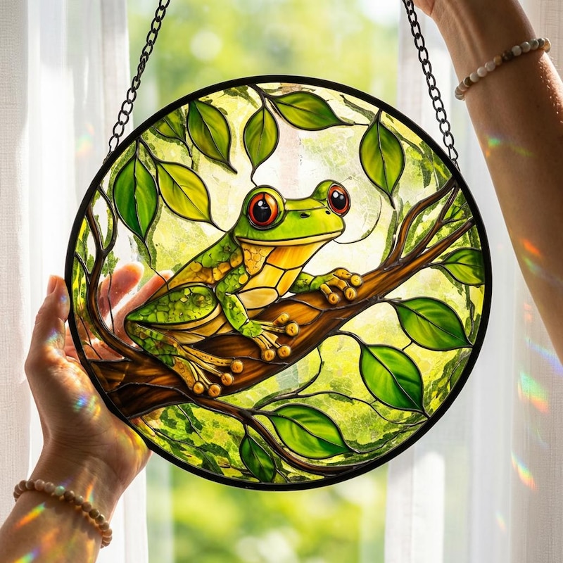 Glass Red Eyed Tree Frog - Etsy