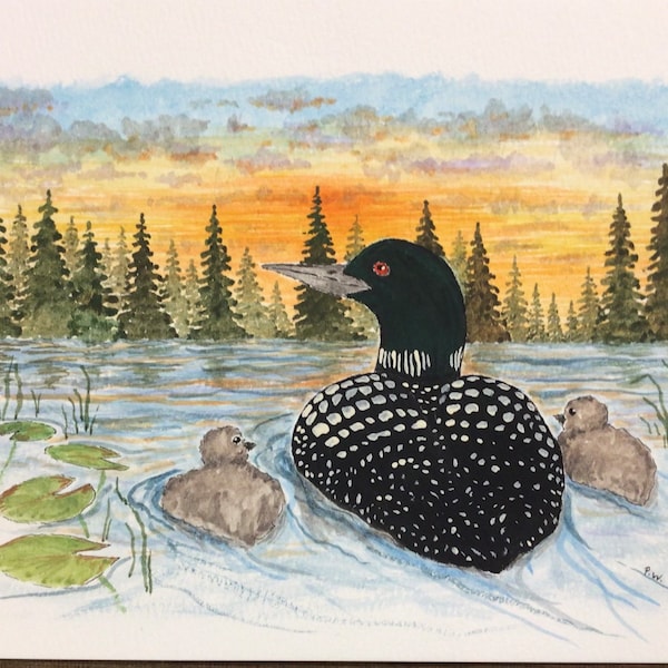 Loon Painting - Etsy