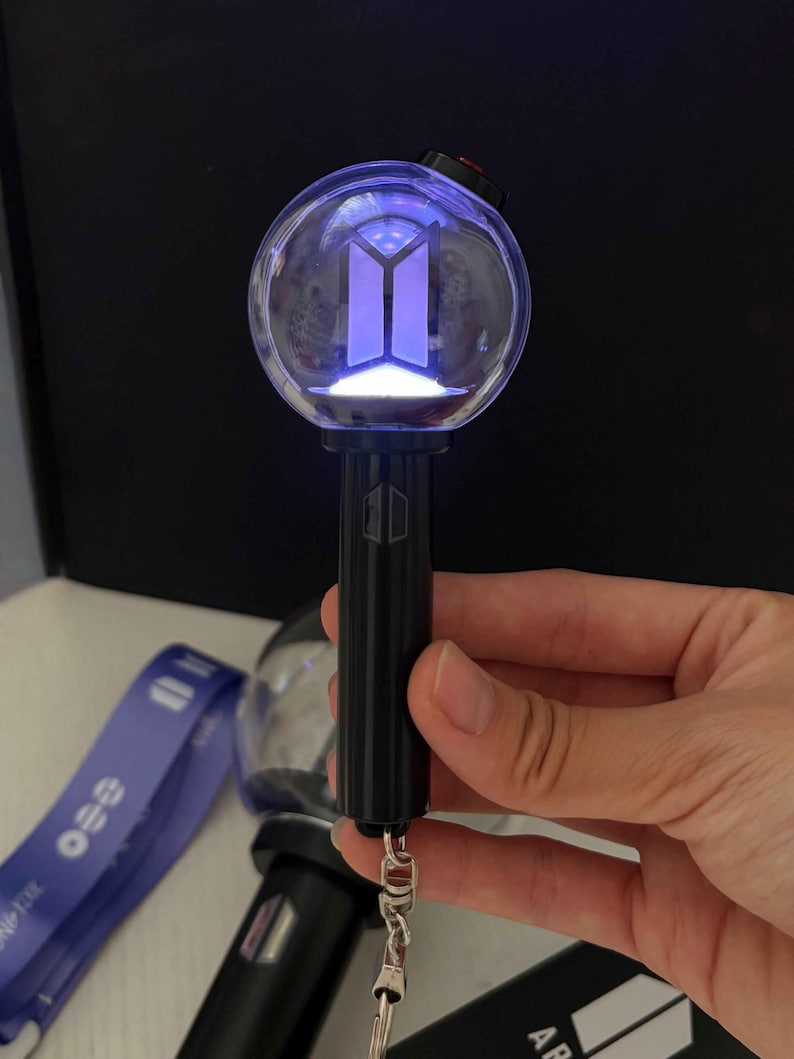 Mini Army Bomb V4 Keychain | Lightstick Keyring | ARMY Gift | Kpop ...