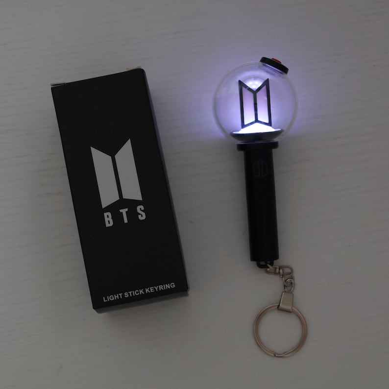 Mini Army Bomb V4 Keychain | Lightstick Keyring | ARMY Gift | Kpop ...