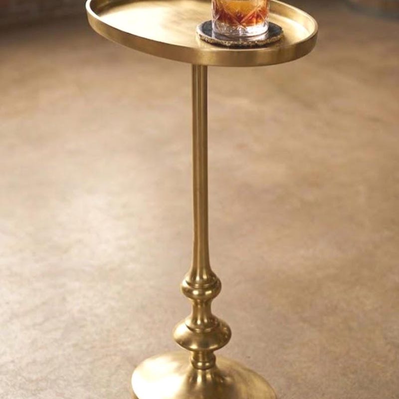 Bronze Metal Side Table - Etsy UK