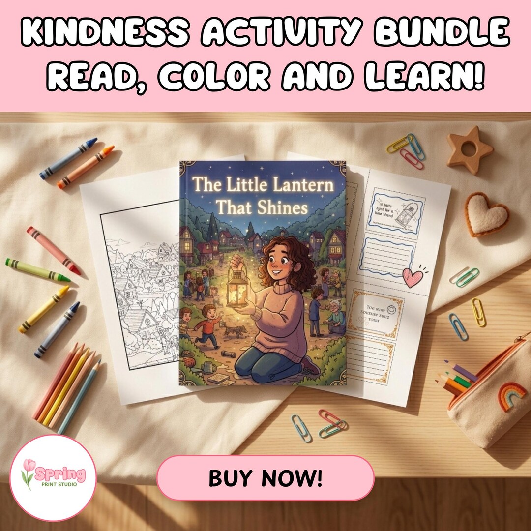 Kids Kindness Storybook Activity Bundle Printable Empathy Lesson ...