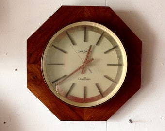 Octagon clock | Etsy