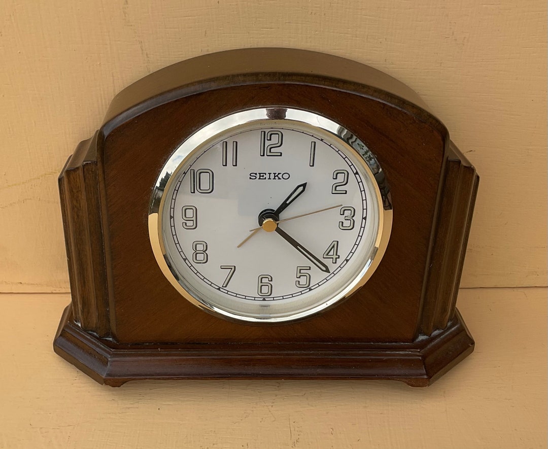 Vintage Wooden Clock Case Mantel Shelf 1930's Style - Etsy