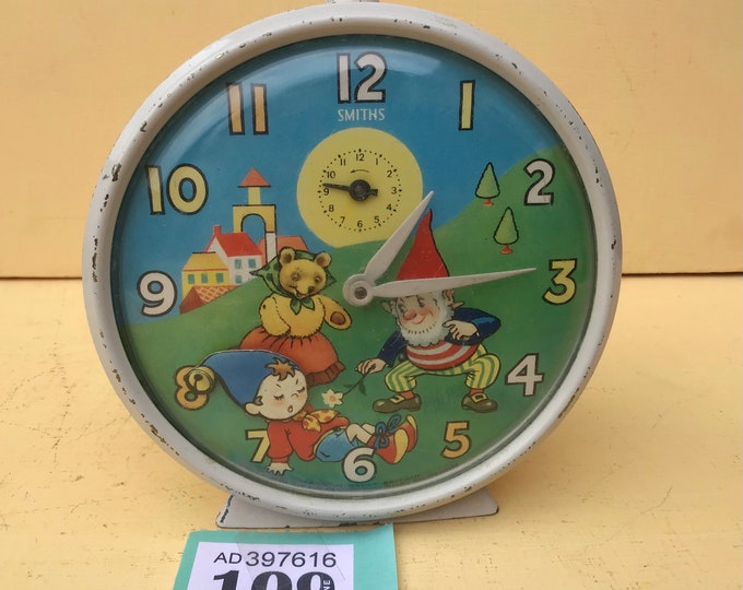 Noddy Alarm Clock - Nodding Noddy Alarm - Vintage Smiths Alarm Clock - Etsy