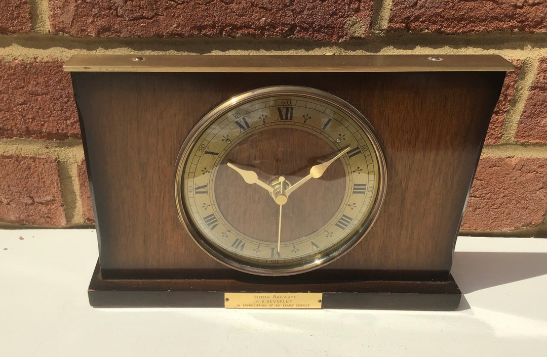 Vintage Clock - Smiths Tempora - Recycled Mantel Shelf Clock - 1960's ...