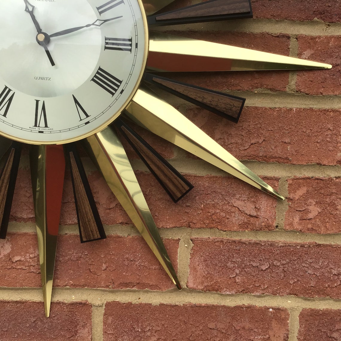 Metamec Starburst Clock Vintage Sunray Clock - Etsy UK