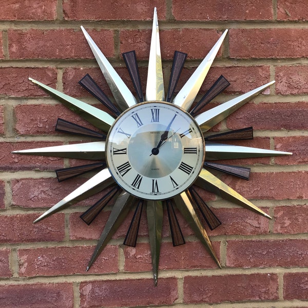 Starburst Clock - Etsy