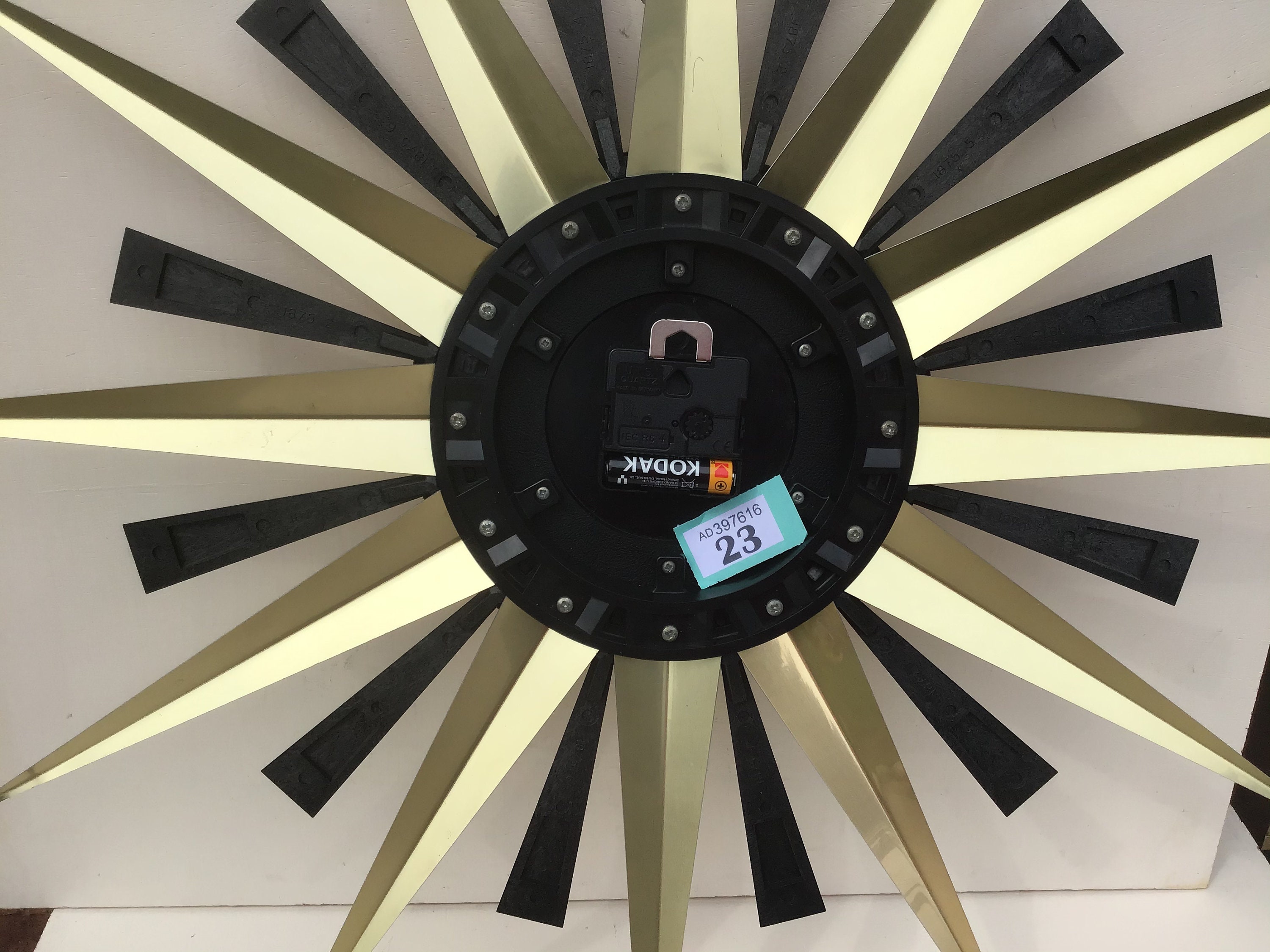 Metamec Starburst Clock Vintage Sunray Clock - Etsy UK