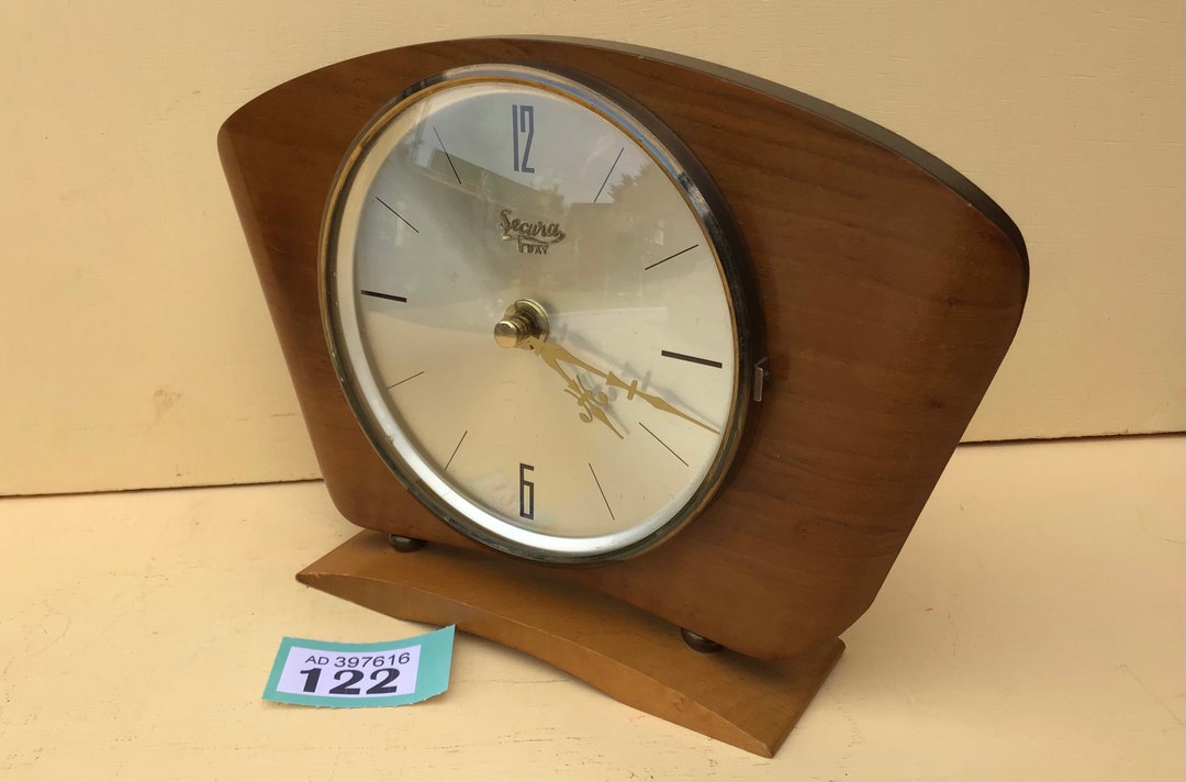 Secura 8 Day Clock Recycled Mantel Shelf - Etsy