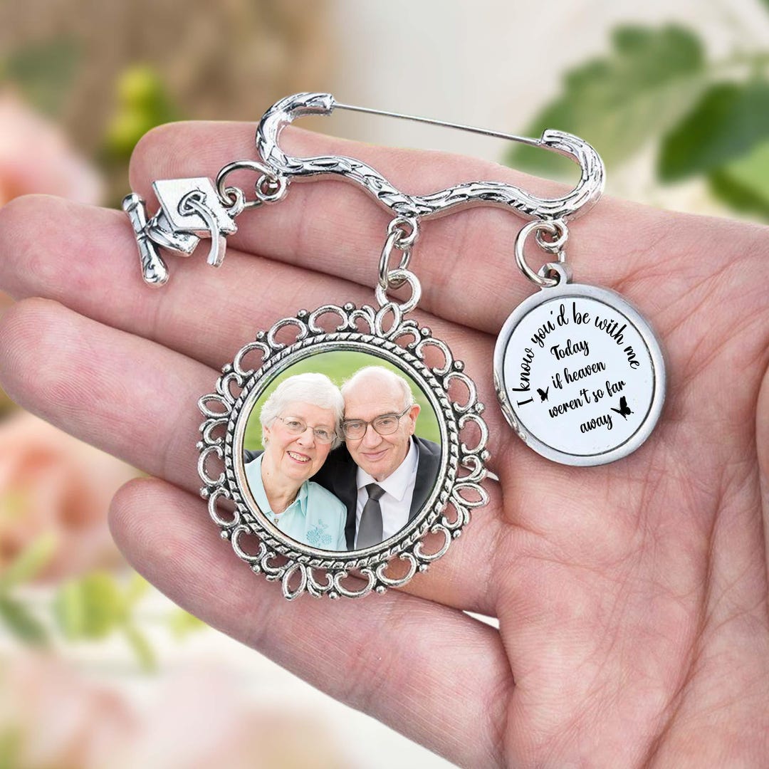 Custom Photo Tassel Charm, Personalized Graduation Memorial Gift ...