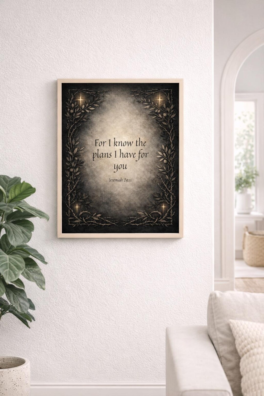 Jeremiah 29:11 Bible Verse Printable | Vintage Olive Branch Christian ...