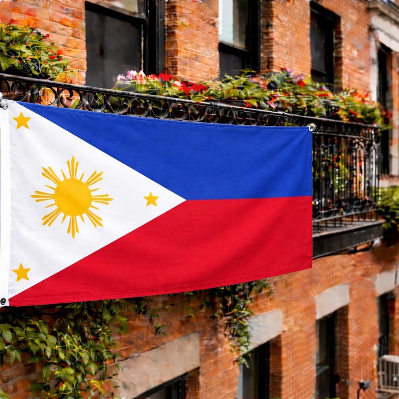 Philippine Flag Banner - Etsy