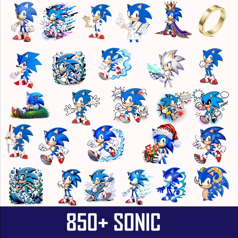 Sonic Pixel Art - Etsy